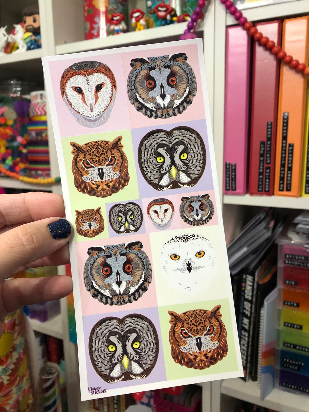 Hoot Owl Stickers Sheet - Etsy