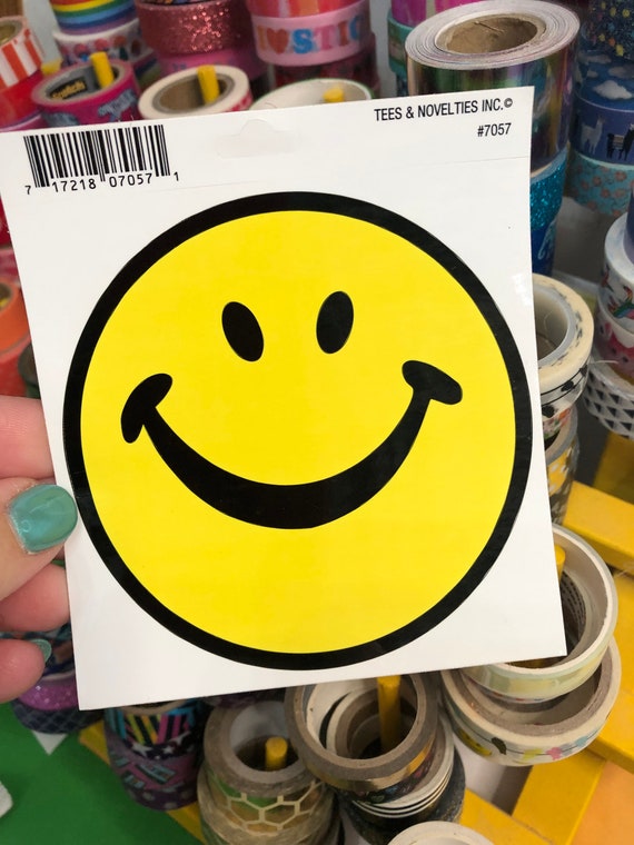 Smiley Face Stickers 1970s