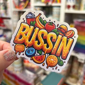 Set of 3 Stickers Slay Bussin Sus Gen Z Language - Etsy