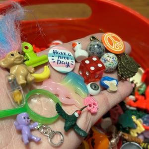 BIG Trinket Mix in a Bag - Miniatures Souvenirs Mini Toys Tiny Things ...