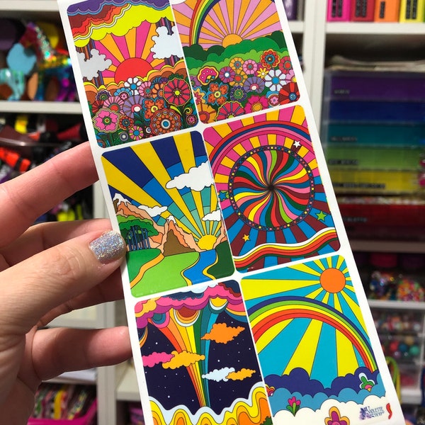 Rainbow Stickers - Etsy