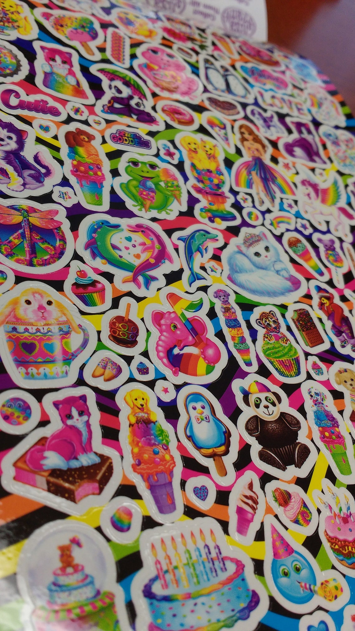 Lisa Frank Sticker Book over 600 stickers | Etsy