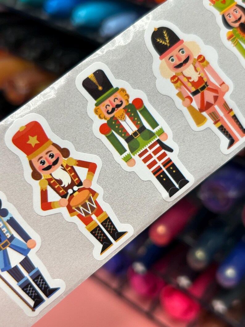 Set of 10 Nutcracker Stickers Christmas Holiday - Etsy