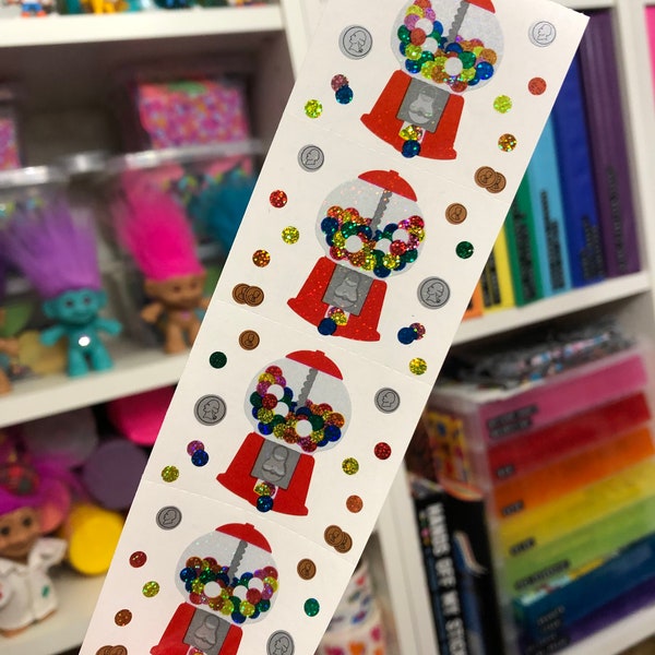 Gumball Machine Stickers - Etsy