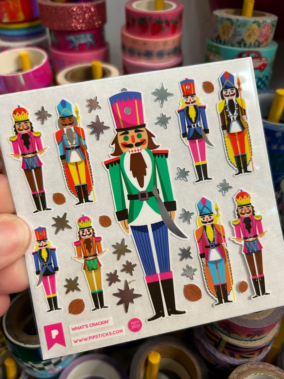 Christmas Nutcrackers Stickers Sheet - Etsy