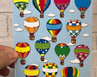 Hot Air Balloon Stickers | Etsy