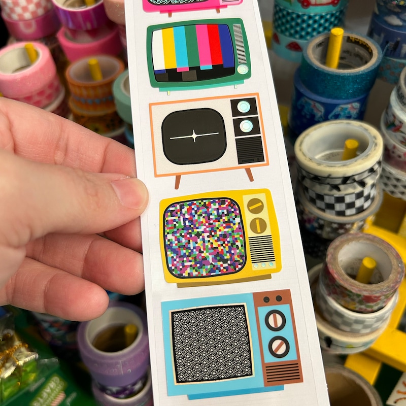 Television Stickers - Etsy
