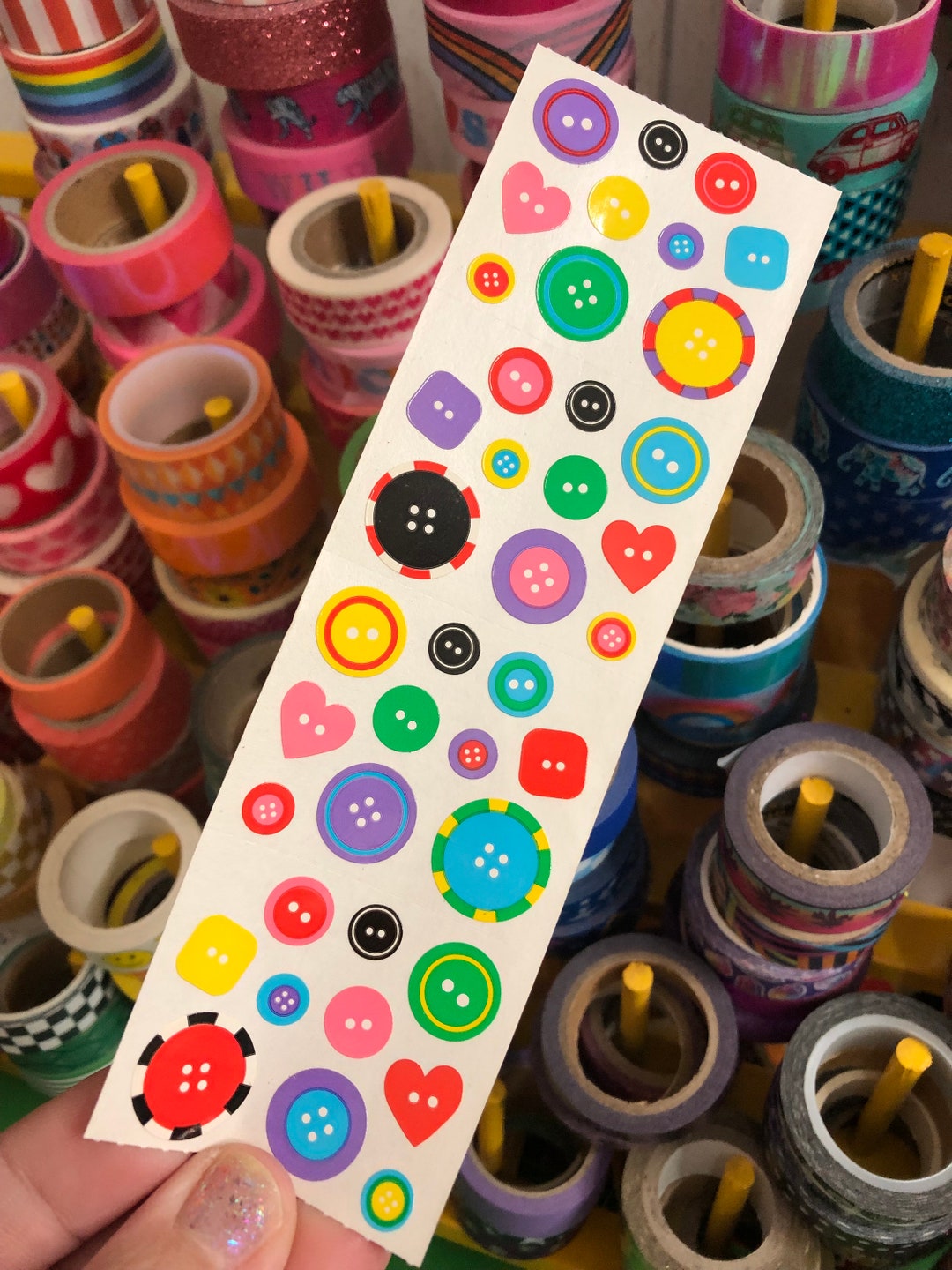 Vintage Mrs. Grossman's Buttons Stickers - Etsy