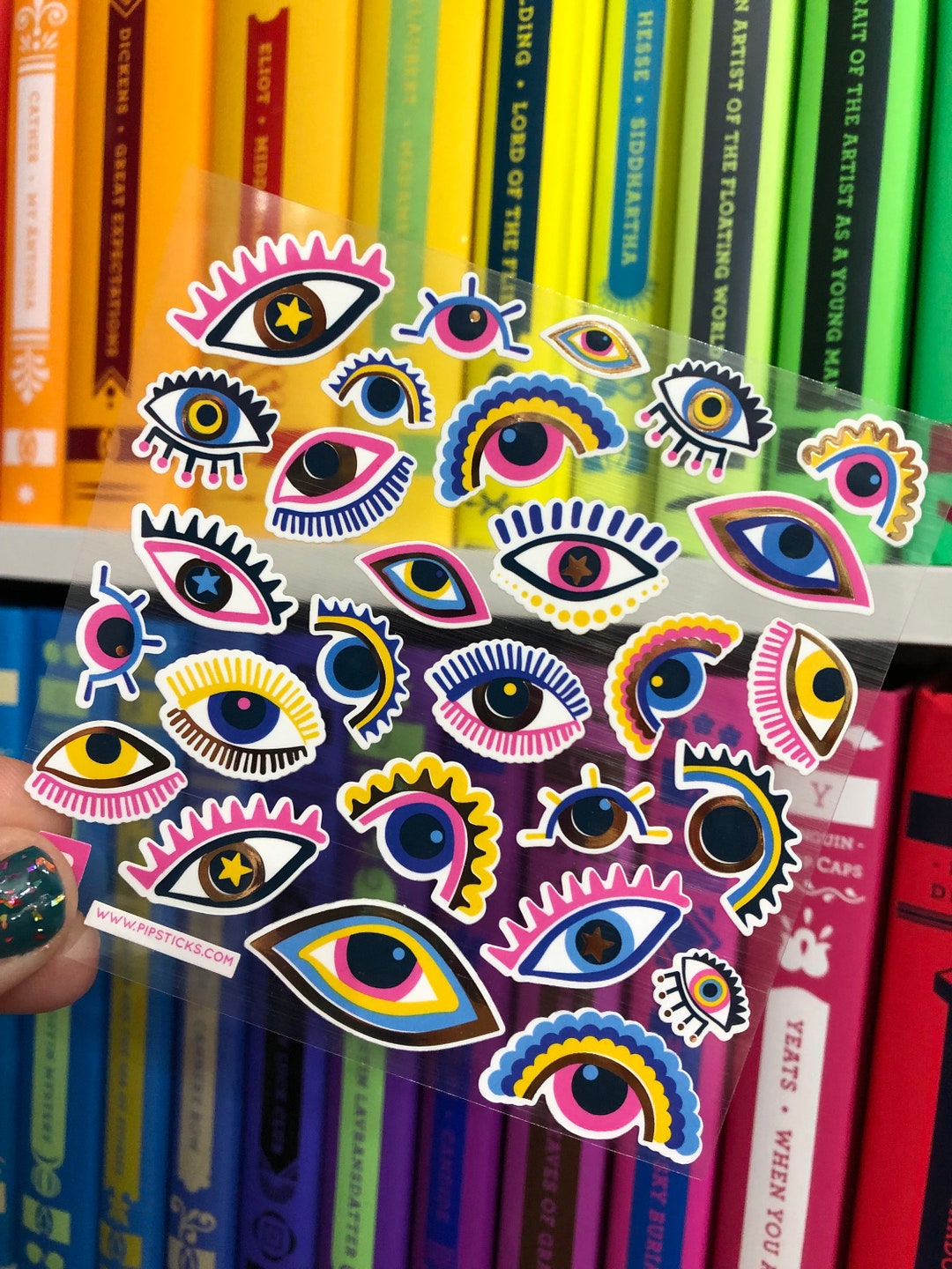 Eyeball Eye Stickers Sheet - Etsy