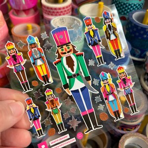 Christmas Nutcrackers Stickers Sheet - Etsy