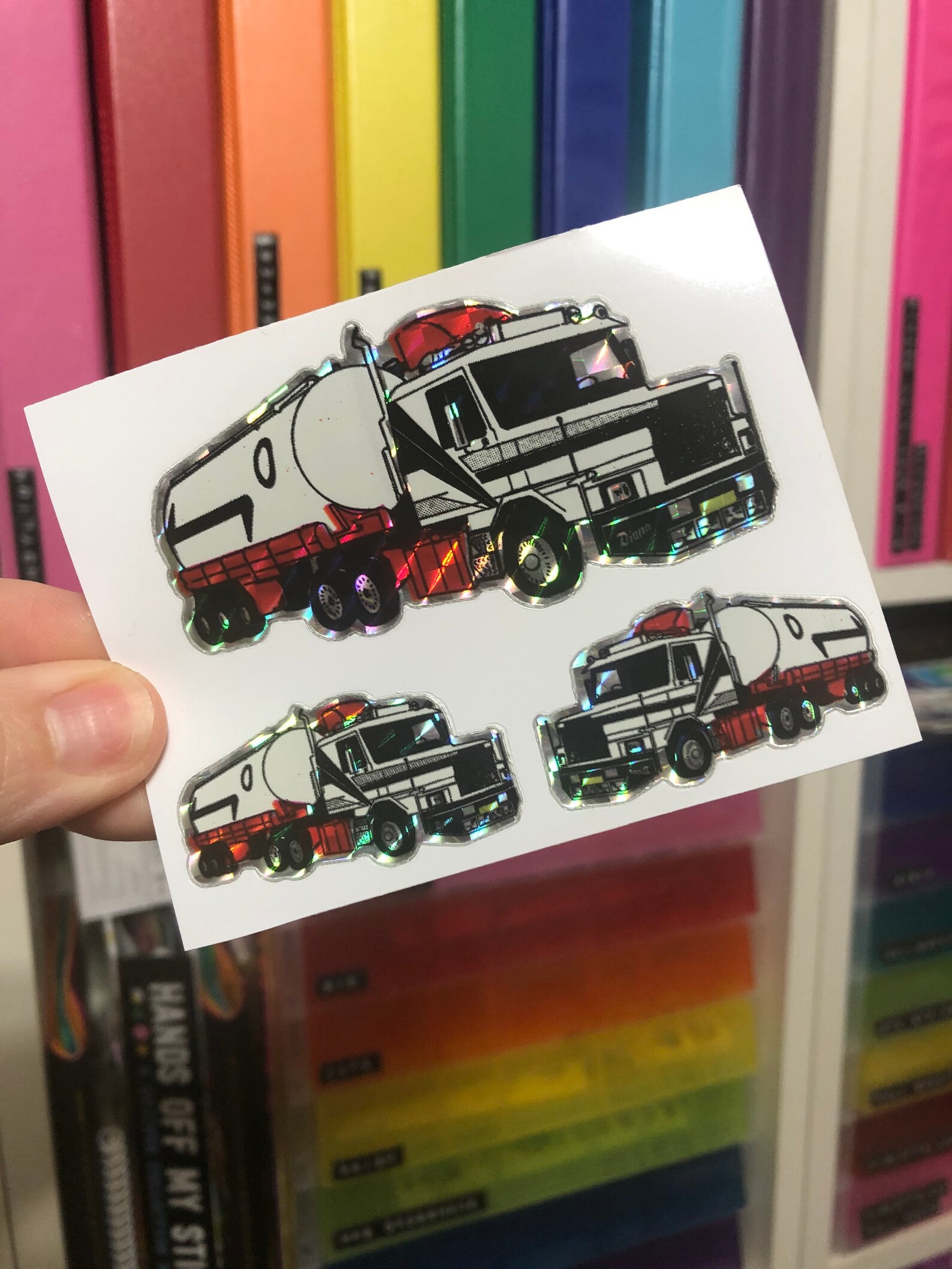 Rare Vintage Prism 18 Wheeler Tanker Truck Stickers 1980s - Etsy