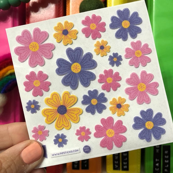 Fuzzy Flowers - Etsy