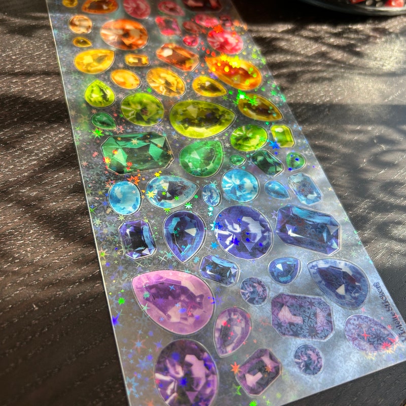 Gem Stickers - Etsy
