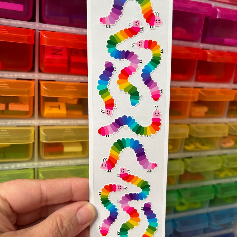 Rainbow Caterpillar - Etsy