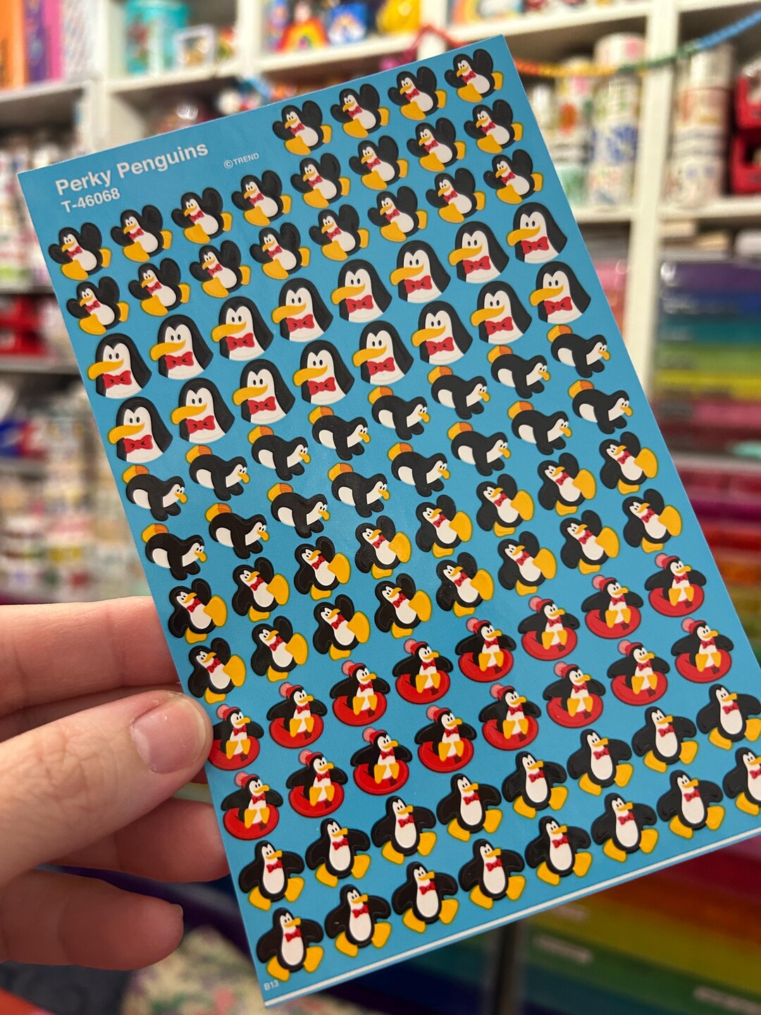 Sheet of Mini Penguin Stickers Reward Chart Planner - Etsy