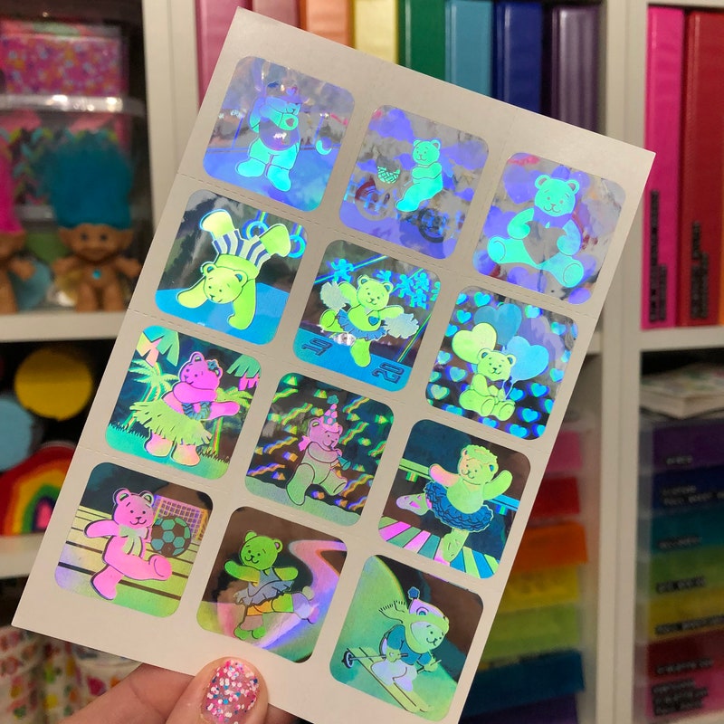 Laser Hologram Stickers - Etsy
