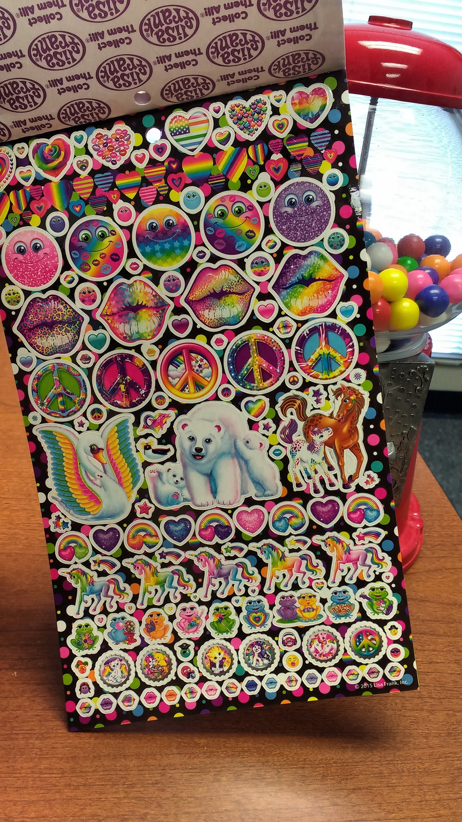 Lisa Frank Sticker Book over 600 stickers | Etsy