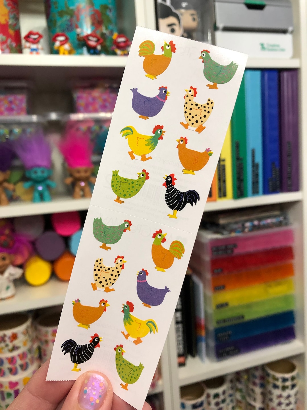 Chubby Chickens Stickers Mrs Grossman’s Discontinued - Etsy