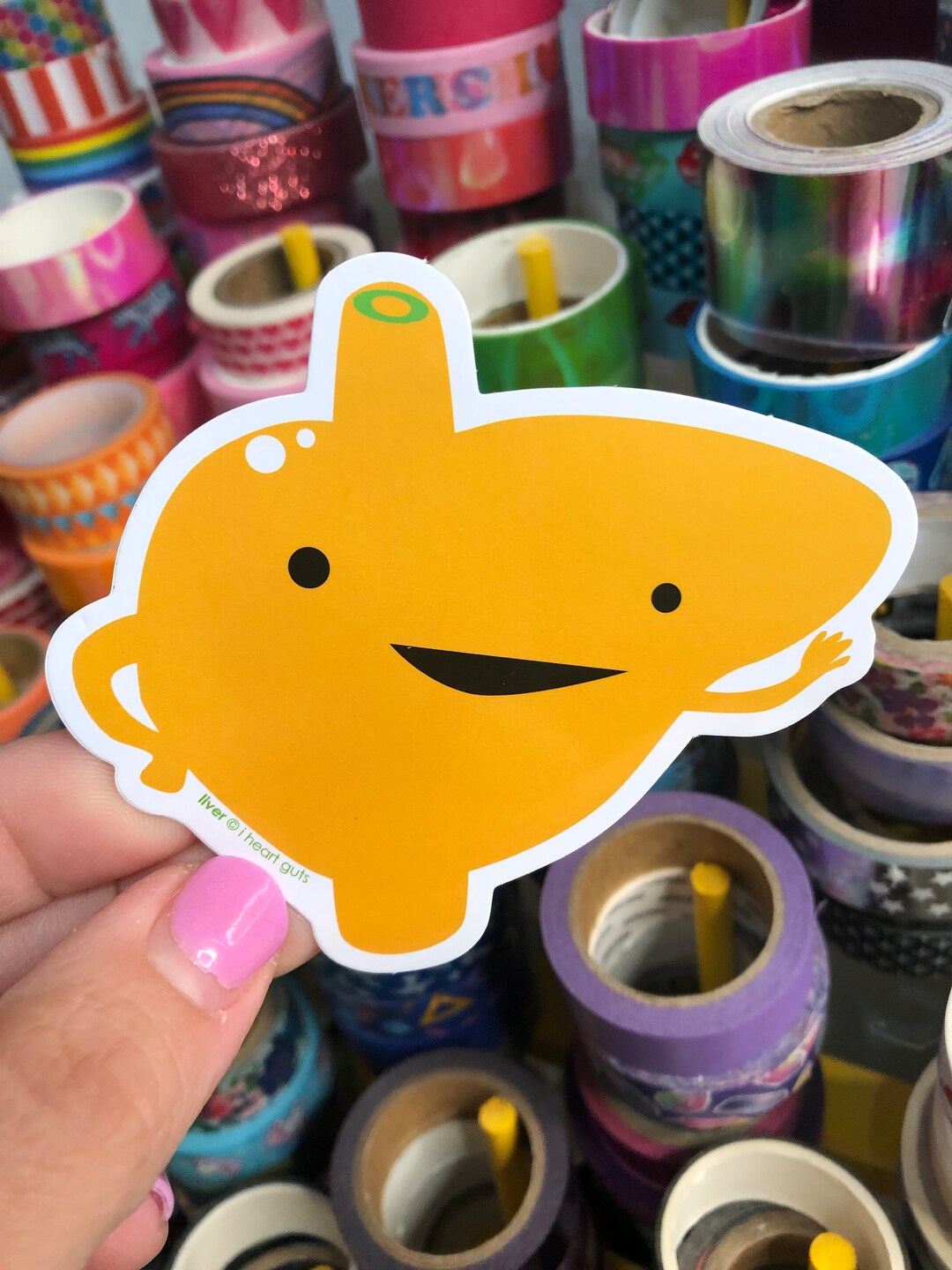 Liver Sticker - Waterproof - Etsy