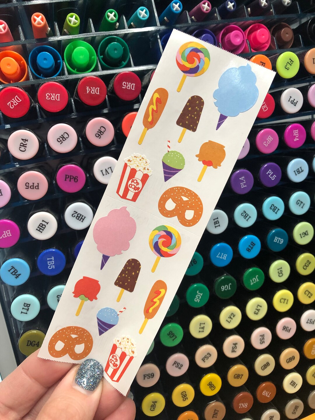 Vintage Carnival Food Stickers Mrs Grossman’s Discontinued - Etsy