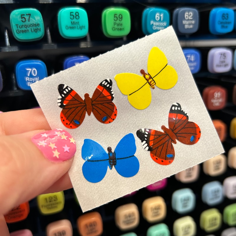 1980s Shiny Stickers - Etsy