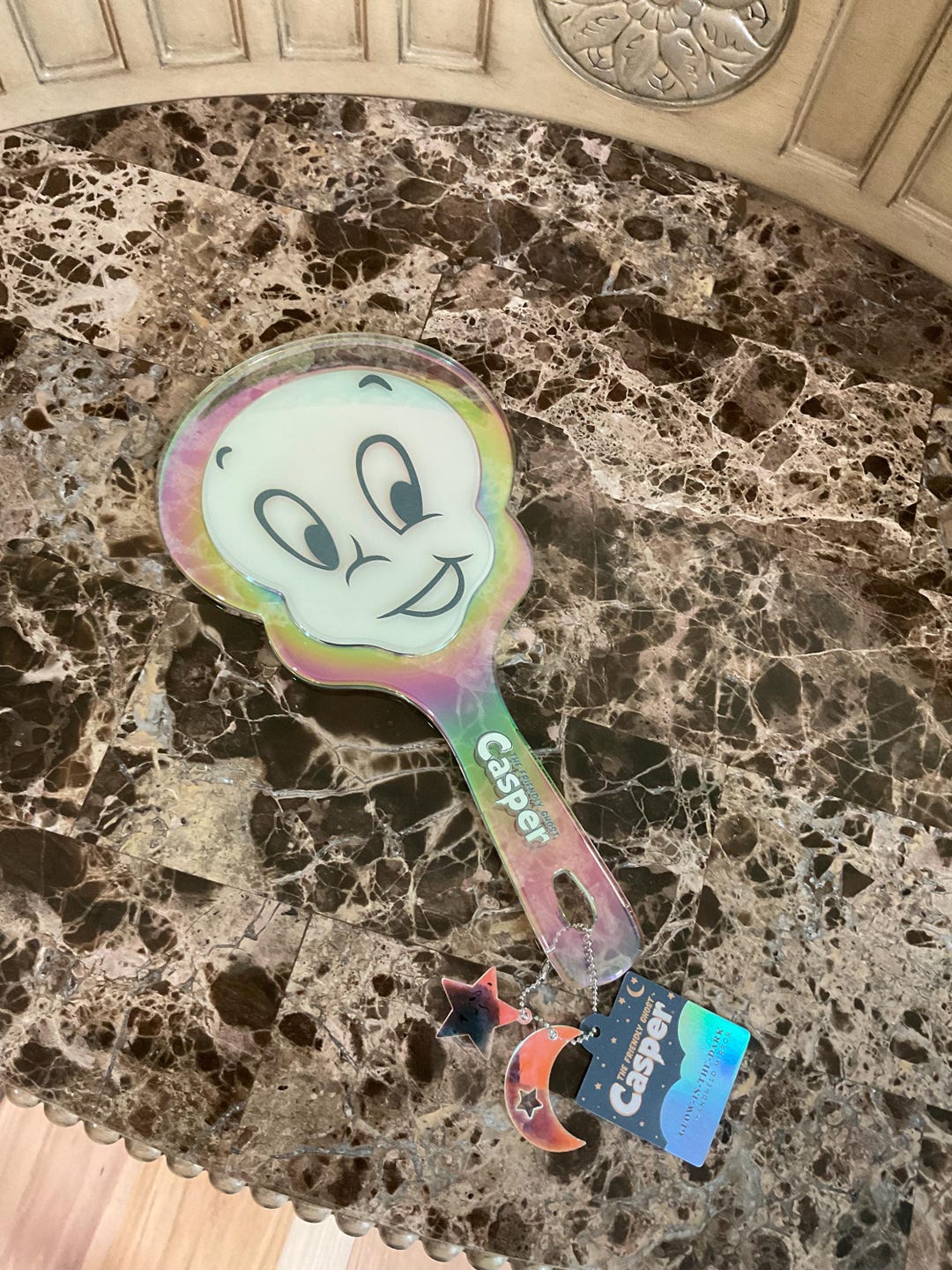 Casper the Friendly Ghost Iridescent Hand Mirror - Etsy