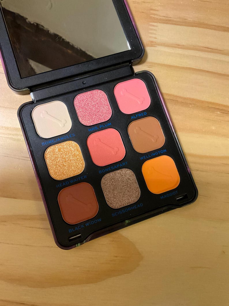 Corpse Bride GRAVE MISUNDERSTANDING Eyeshadow Palette - Etsy