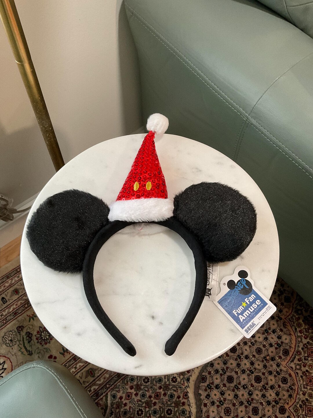 Mickey Mouse Santa Hat Ears - Etsy