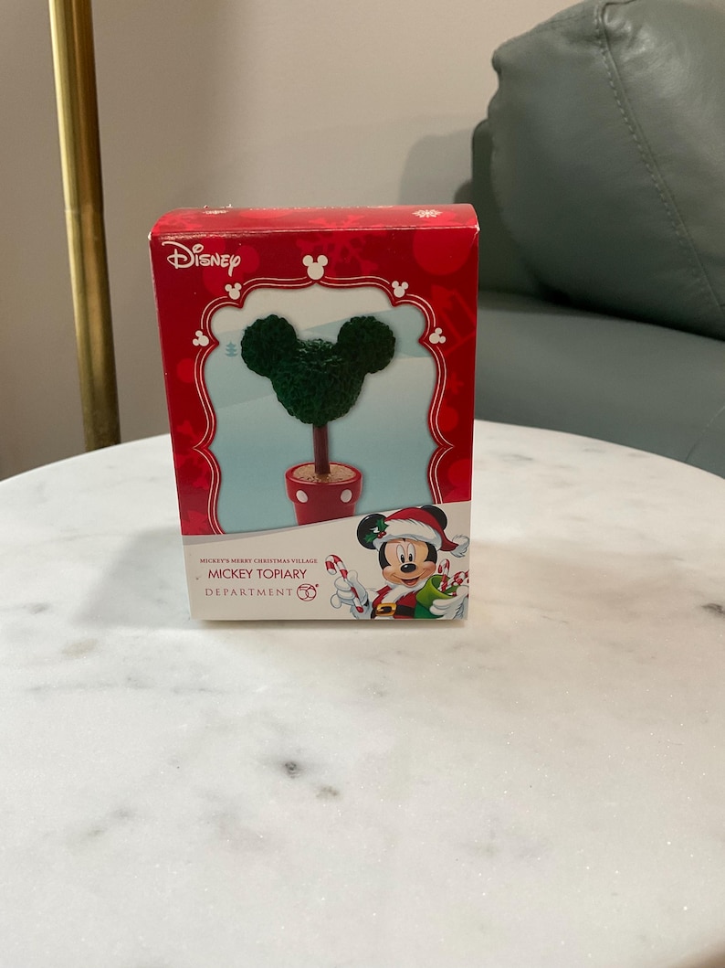 Department 56 Disney Mickey Mouse Topiary Tree - Etsy