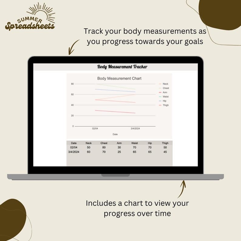 Fitness Google Sheets Spreadsheet | Digital Planner | Weight Loss ...