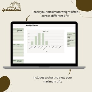 Fitness Google Sheets Spreadsheet | Digital Planner | Weight Loss ...