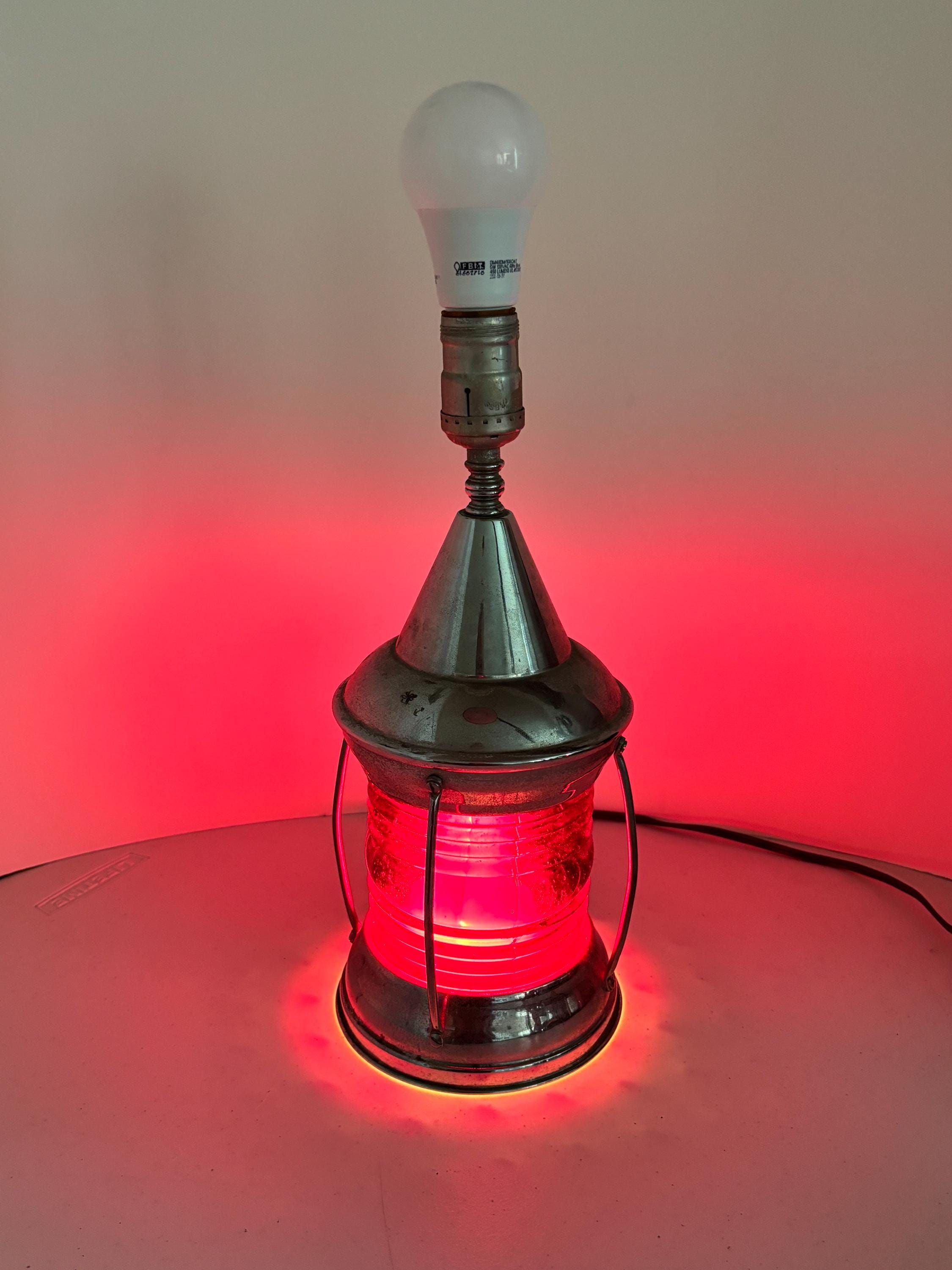20th Century Fresnel Lens Nautical Electric 3 Way Maritime Lantern - Etsy