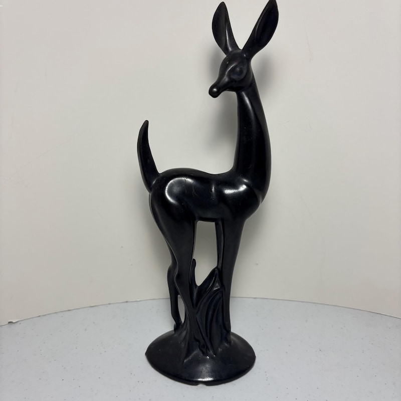 Glazed Deer Figurine Mcm - Etsy