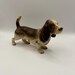 Vintage Enesco 1950s Bassett Hound Dog Porcelain Bisque Ceramic ...