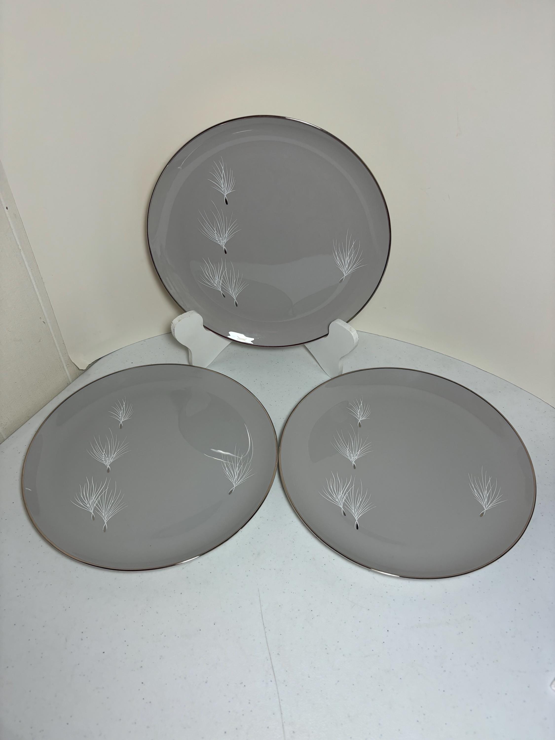 Vintage Pickard China Gossamer Pattern Lot of Three 10” Dinner Plates ...