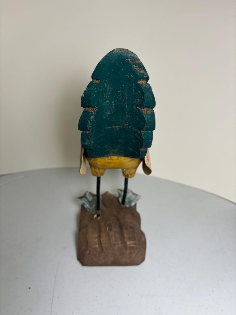 VTG James Hadden Hand Carved, Hand Painted Wood Folk Art Pecking ...