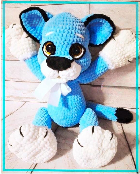 Jaguar Amigurumi Crochet Pattern PDF - Gift for Her - Amigurumi Pattern ...