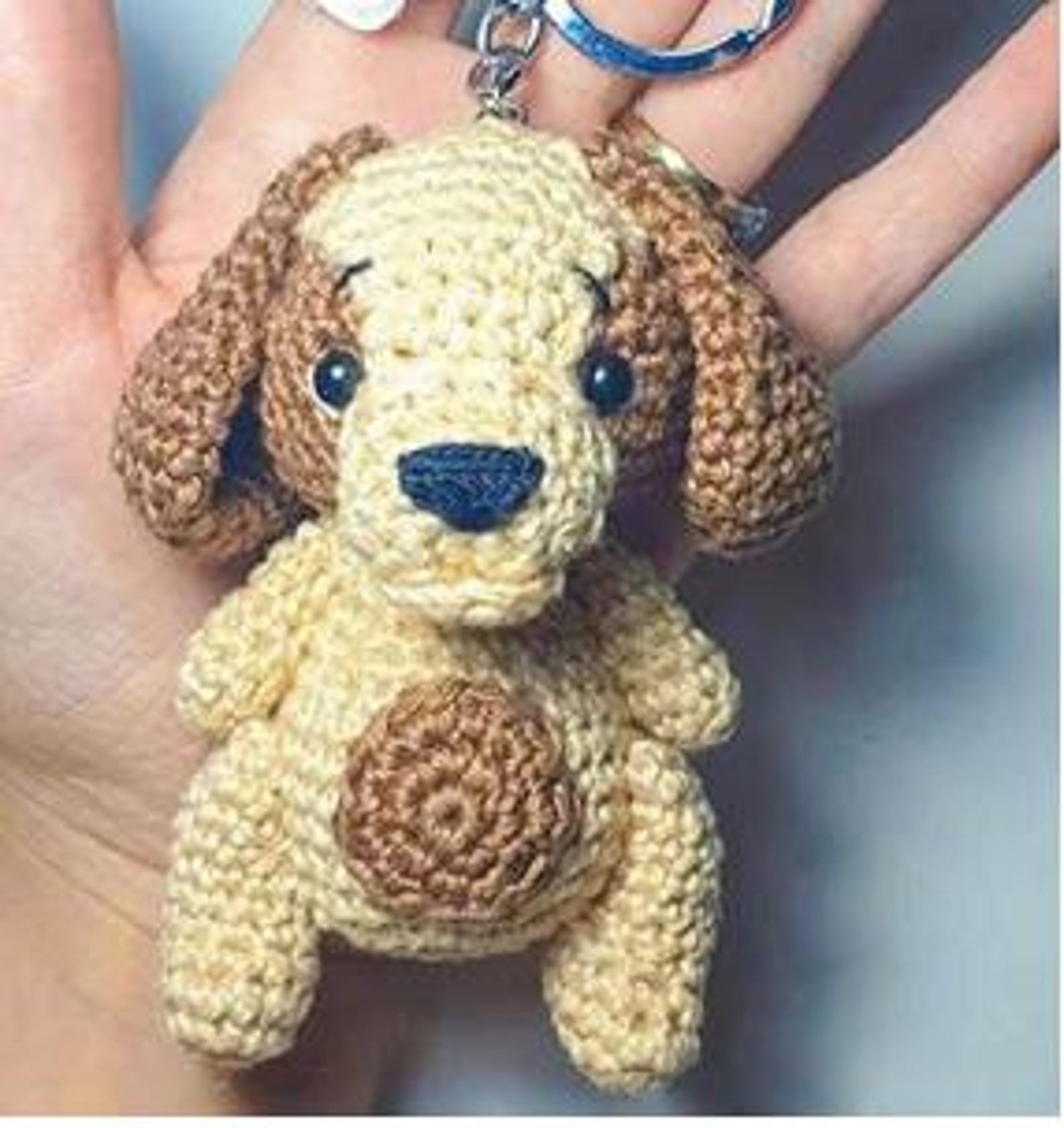 Dog Keychain Amigurumi Crochet Pattern PDF - Gift for Her - Amigurumi ...
