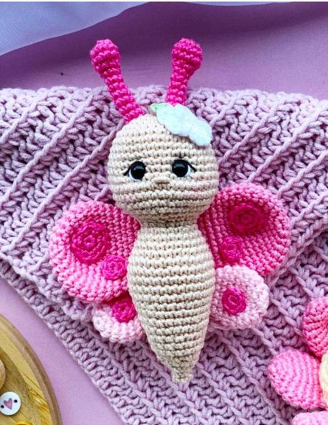 Amigurumi Butterfly Crochet Pattern PDF - Gift for Her - Amigurumi ...