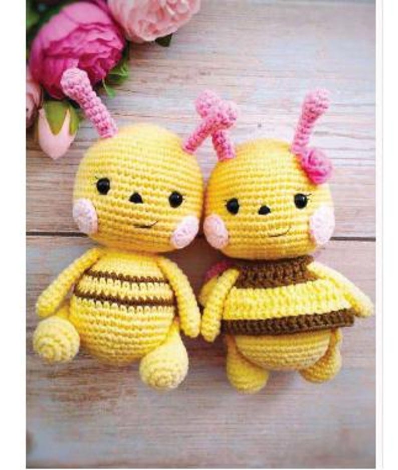 Crochet Bee Amigurumi Pattern PDF - Gift for Her - Amigurumi Pattern - Etsy