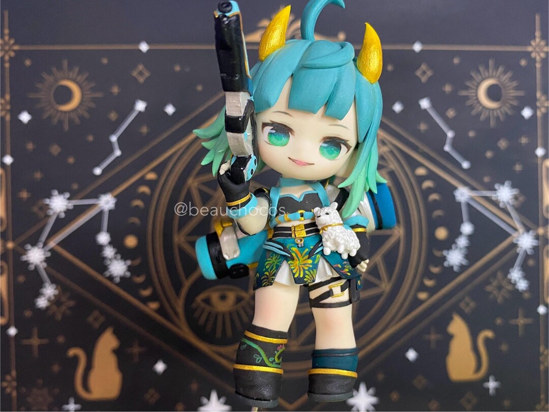 Custom Handmade Anime Chibi Figurine Commission - Genshin, Honkai, OC ...