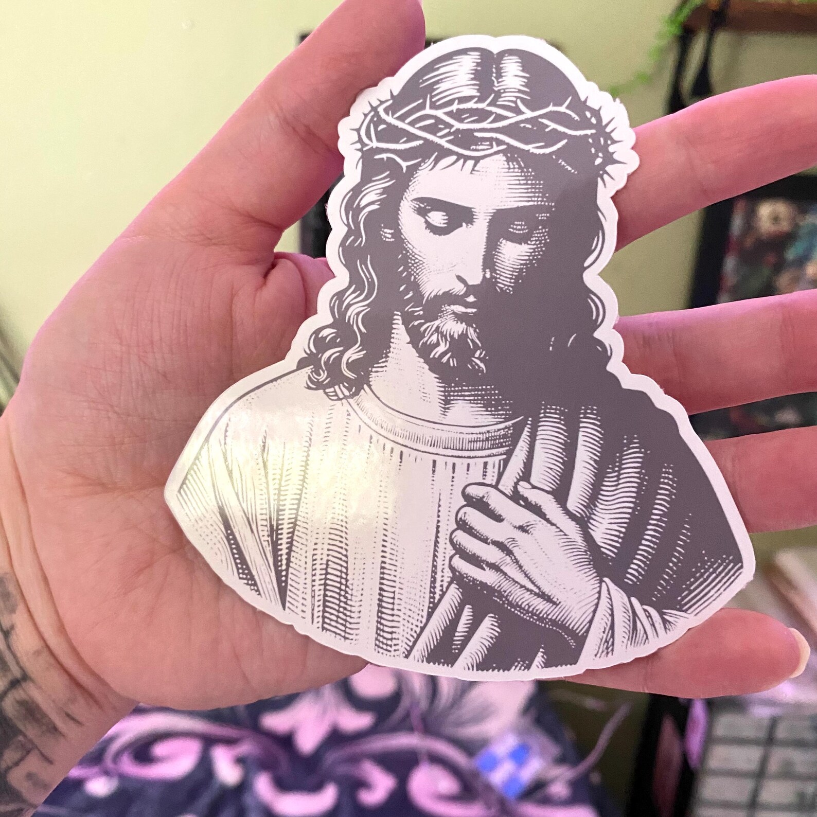 Jesus Christ Sticker - Christian Stickers - Catholic Stickers - Etsy