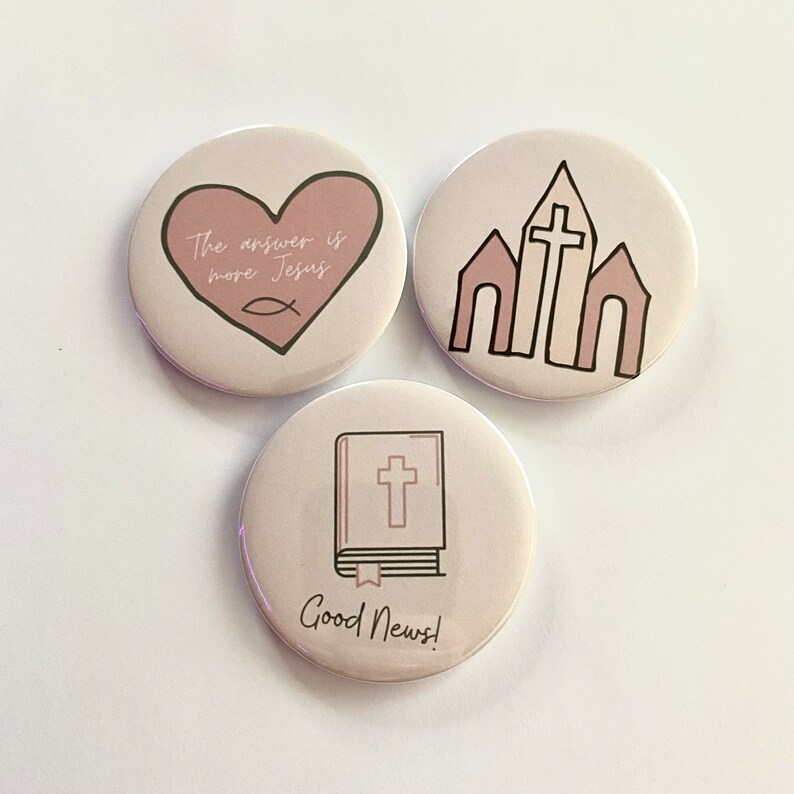 Pink Jesus Pin Set - Catholic Gifts - Christian Gifts - Religious Gifts ...