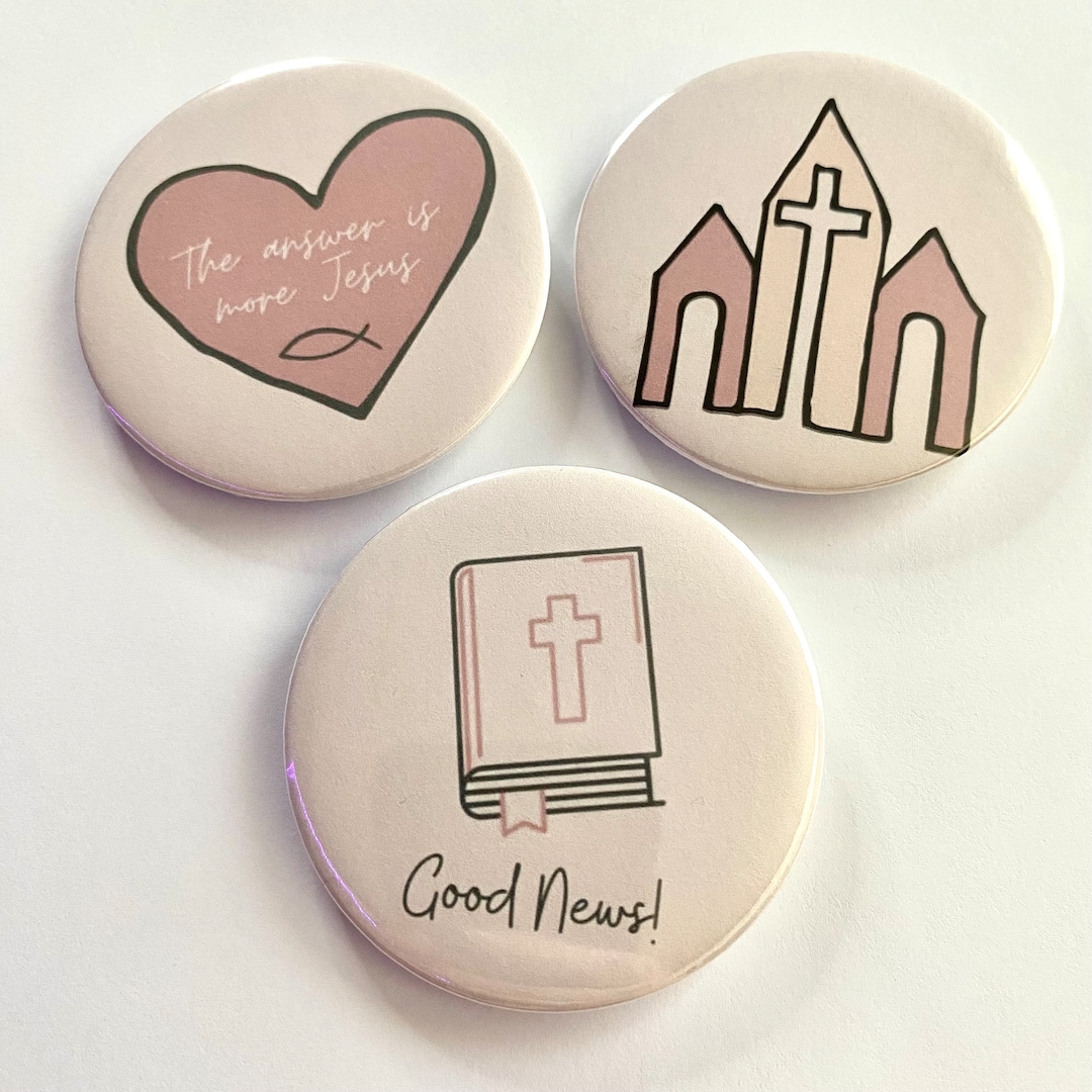 Pink Jesus Pin Set - Catholic Gifts - Christian Gifts - Religious Gifts ...