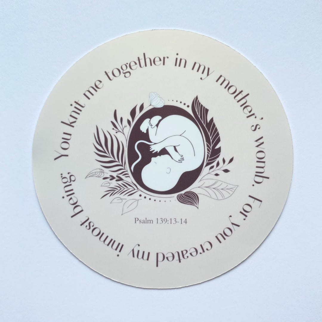 Pro Life Sticker Catholic Stickers Christian Gifts Bible Verse Sticker ...