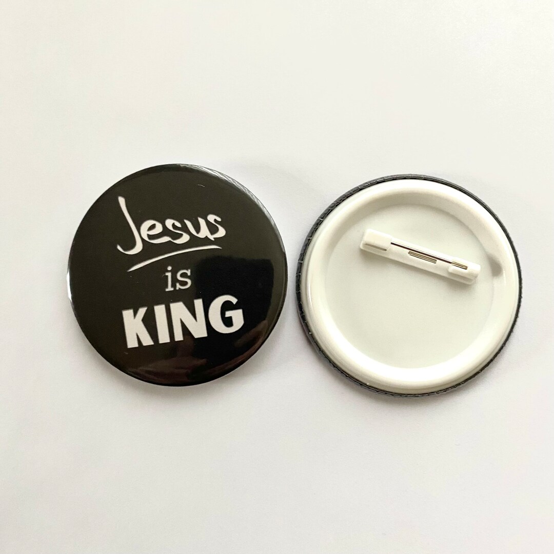 Jesus is King Pin - Catholic Gifts - Christian Gifts - Jesus Christ ...