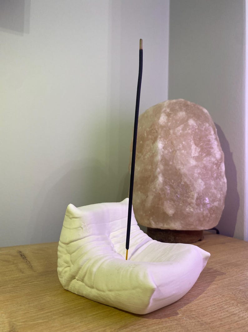 Togo Sofa Inspired Concrete Sculpture – Incense Holder & Ring Stand ...