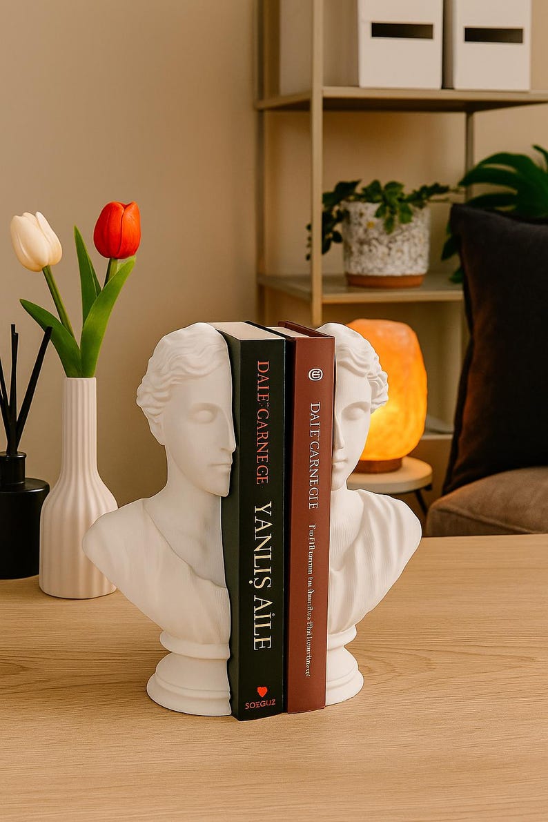 Aphrodite Bust Bookends: 3D Printed Greek Goddess Sculpture - Etsy