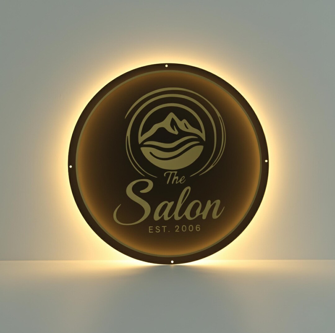 Custom Backlit Acrylic Sign | Light-up Acrylic Business Signage for ...