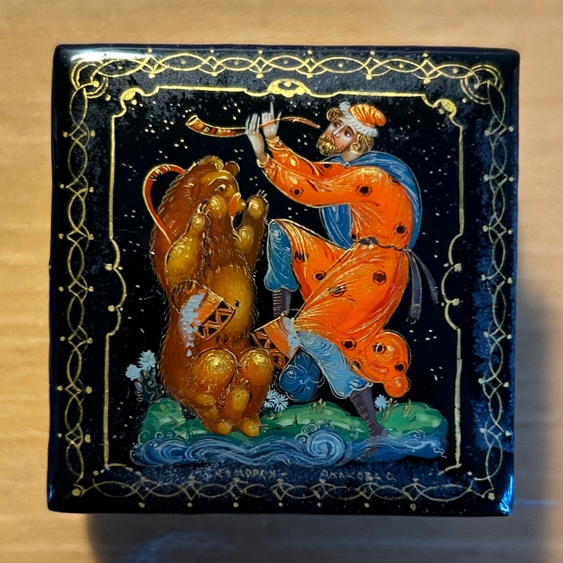 Russian Lacquer Box - Etsy